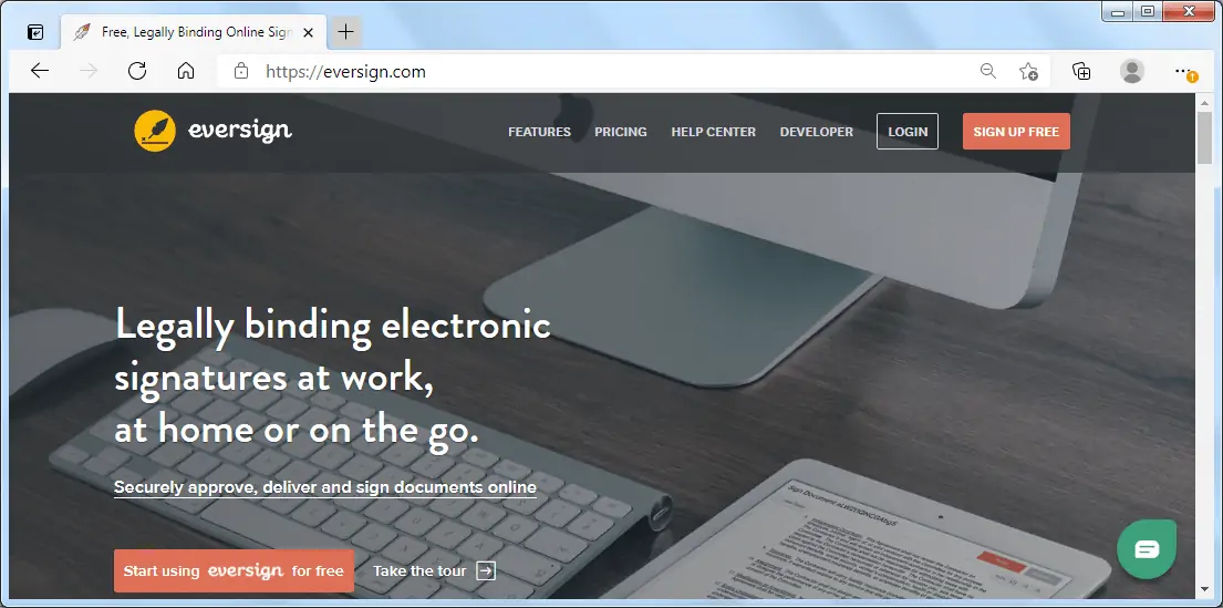 Sign Legally Binding Documents Using Eversign