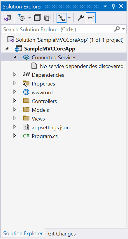 ASP.NET Core MVC Project Structure