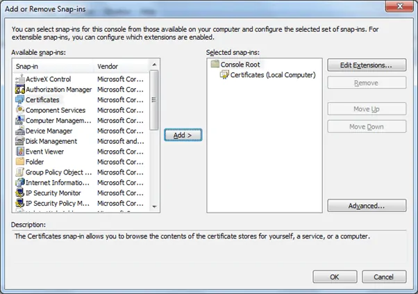 Install an SSL Certificate in localhost Website in IIS