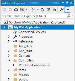 MVC Folder Structure