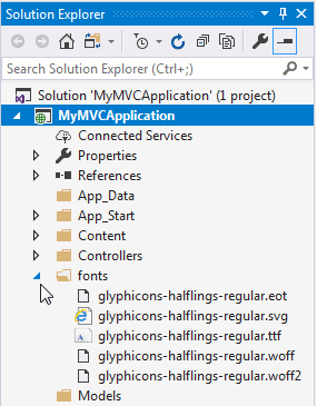 MVC Folder Structure