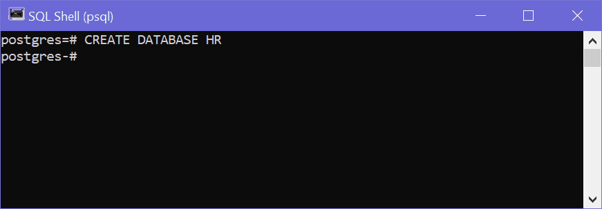 Create Database In Postgresql Using Psql And Pgadmin