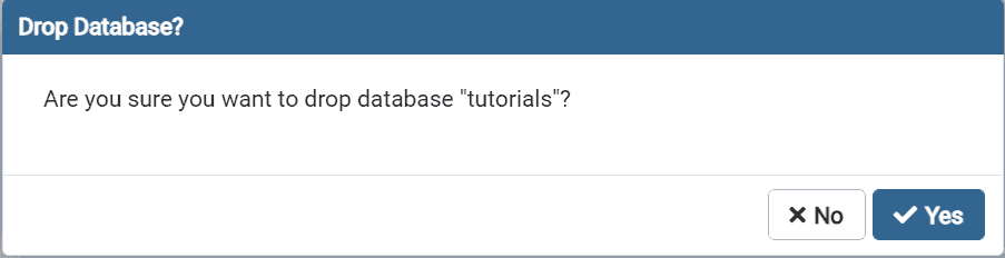 Postgresql Drop Database