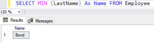 Sql Server Min Get Minimum Value In A Column