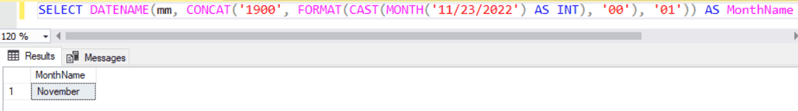 SQL Server MONTH() Function SQL Server MONTH() Function