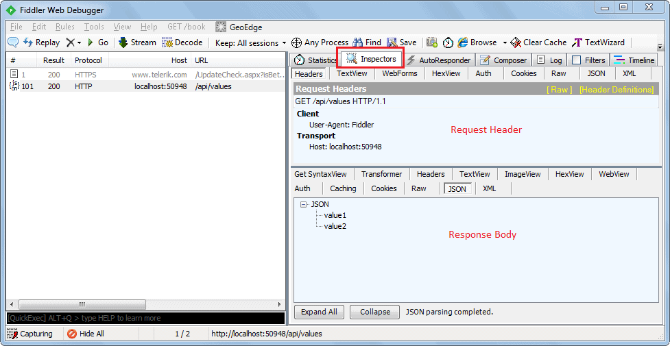 Test Web Api Using Fiddler Or Postman