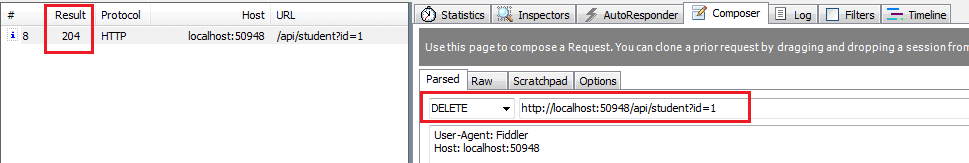 create Web API response